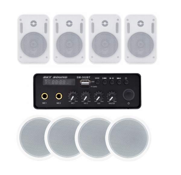 Новые комплекты c усилителем SM-302BT.